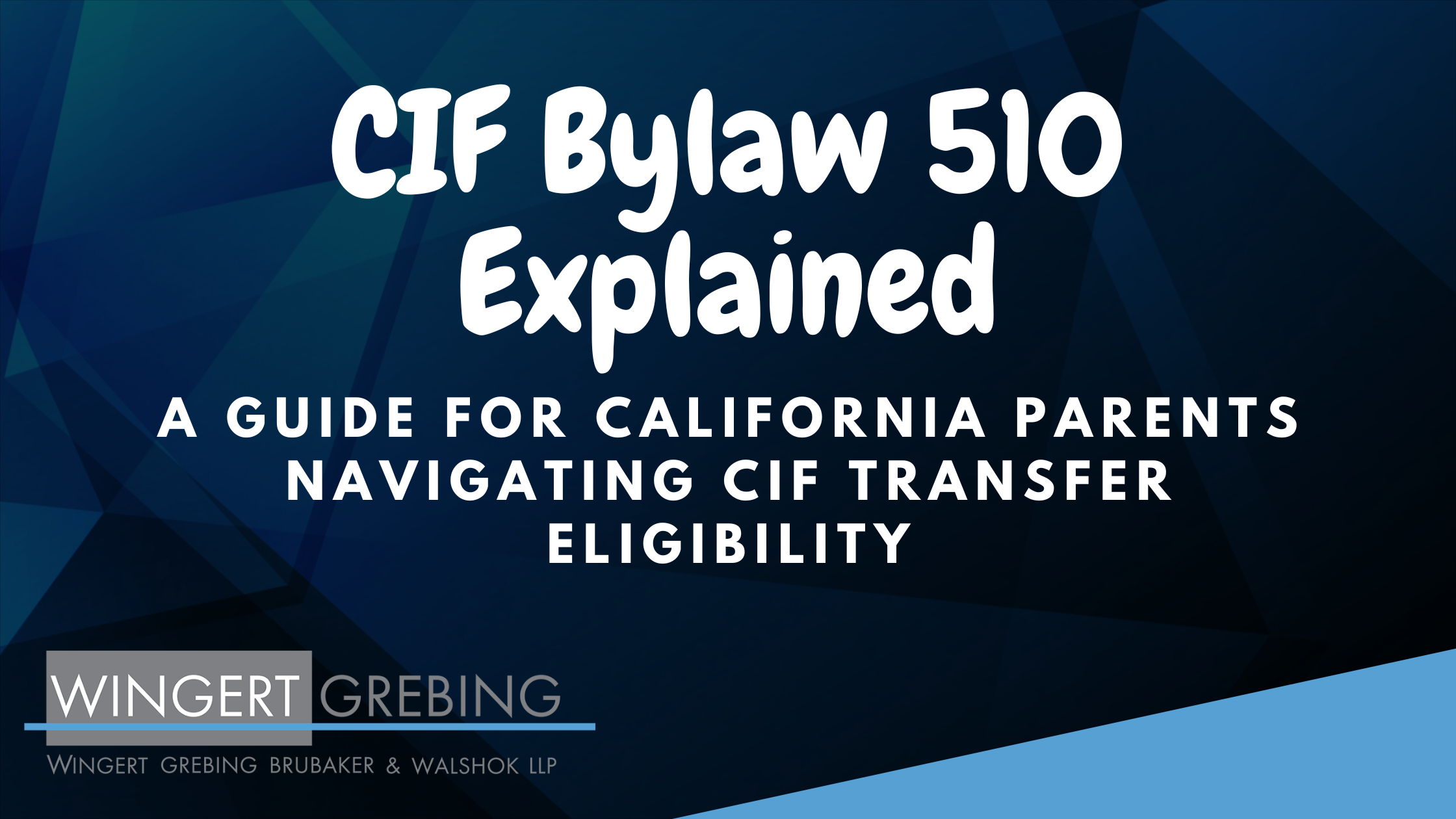 CIF Bylaw 510 Explained: Undue Influence & Transfer Rules | Wingert ...